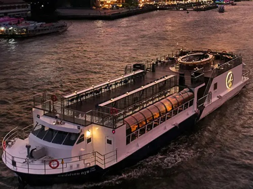 เรือแซฟฟรอน ครุยส์ (Saffron Cruise) เรือแม่น้ำเจ้าพระยาโรงแรม Banyan ...